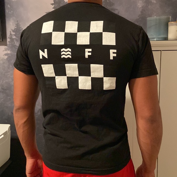 Neff | Shirts | Mens Black Checkered Neff Tshirt Medium | Poshmark